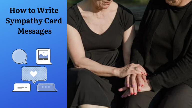 How To Write Sympathy Card Messages