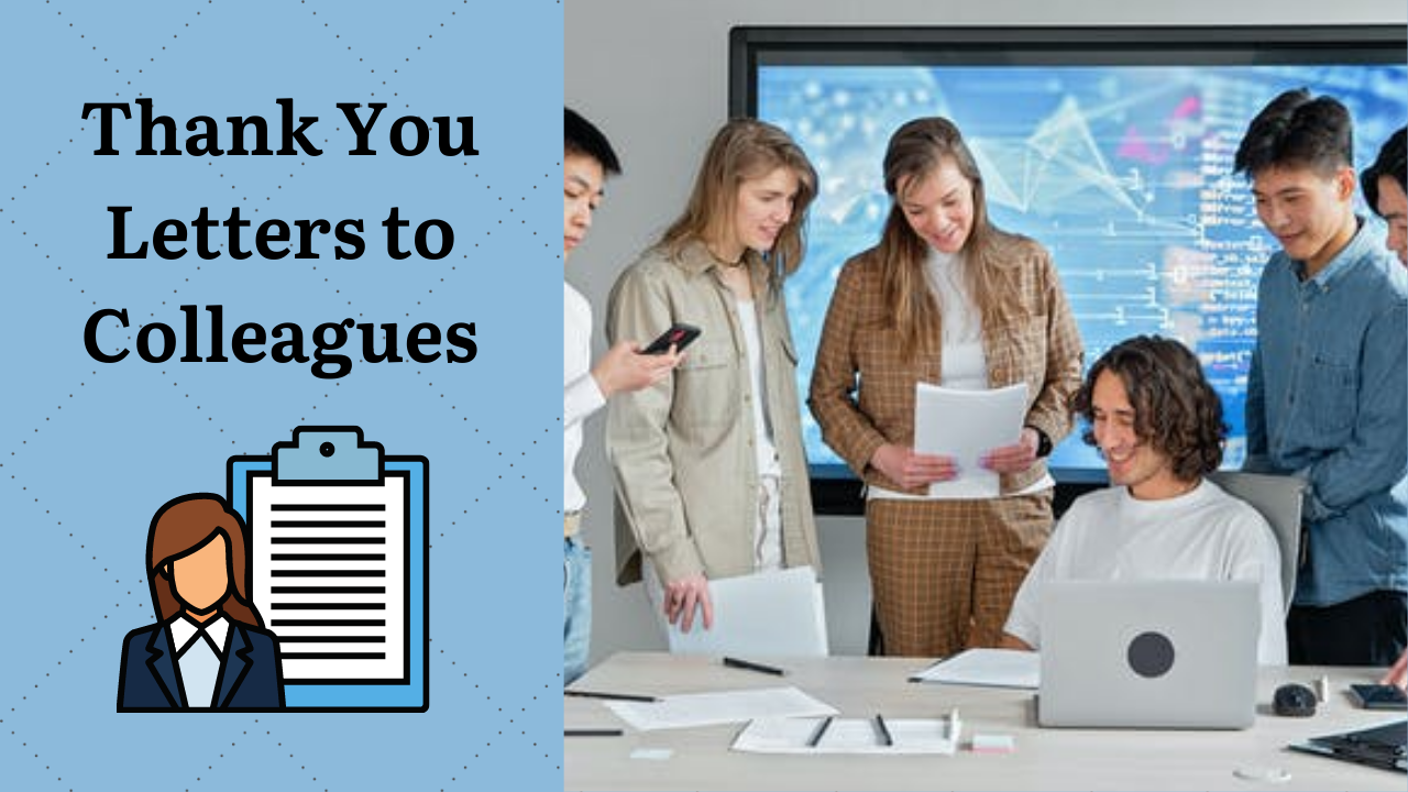 Thank You Letters To Colleagues