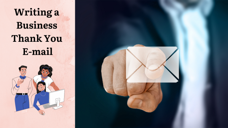 Writing A Business Thank You E-mail