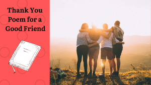 Thank You Poem For A Good Friend