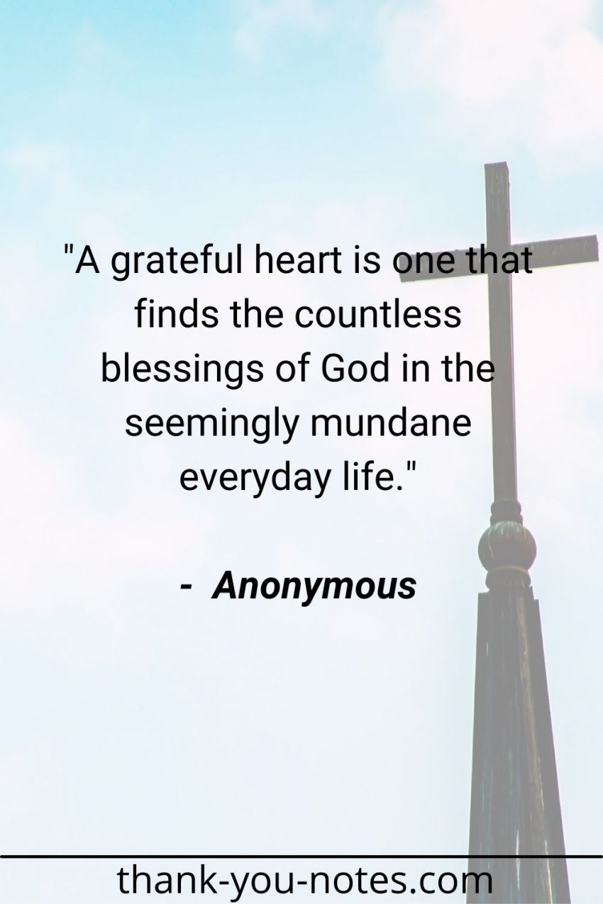 Christian Thank You Quotes - The Thank You Notes Blog