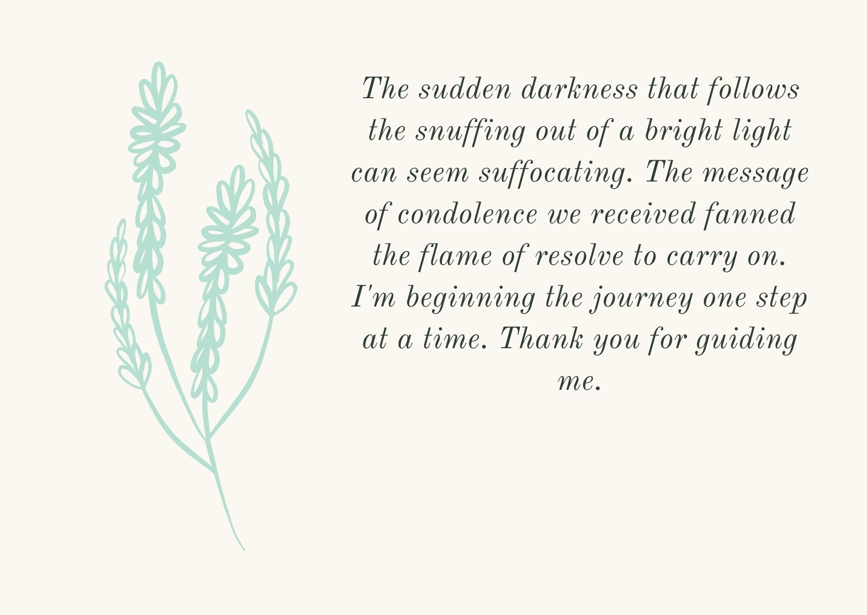 Thank You For Condolences - The Thank You Notes Blog