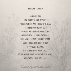 Thank You Poems - The Thank You Notes Blog