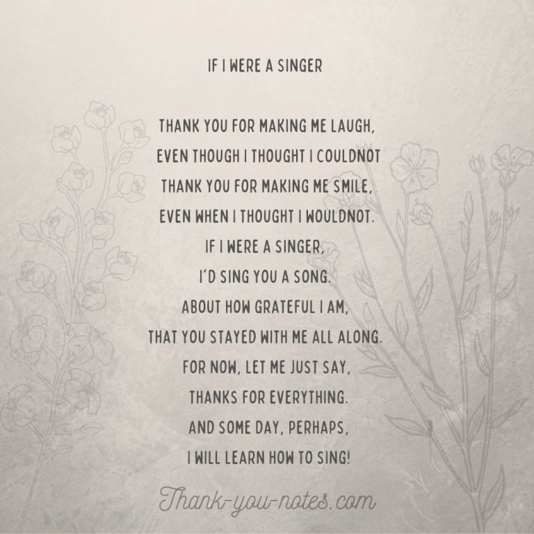 Thank You Poems - The Thank You Notes Blog