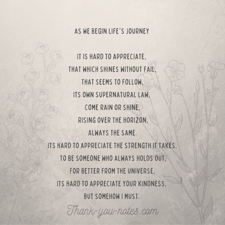 Thank You Poems - The Thank You Notes Blog