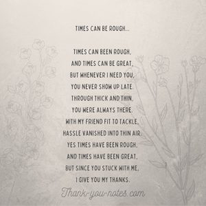 Thank You Poems - The Thank You Notes Blog