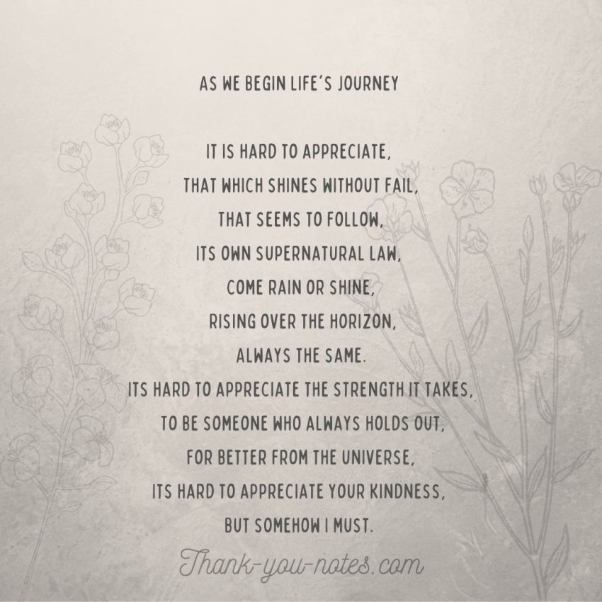 Thank You Poems - The Thank You Notes Blog