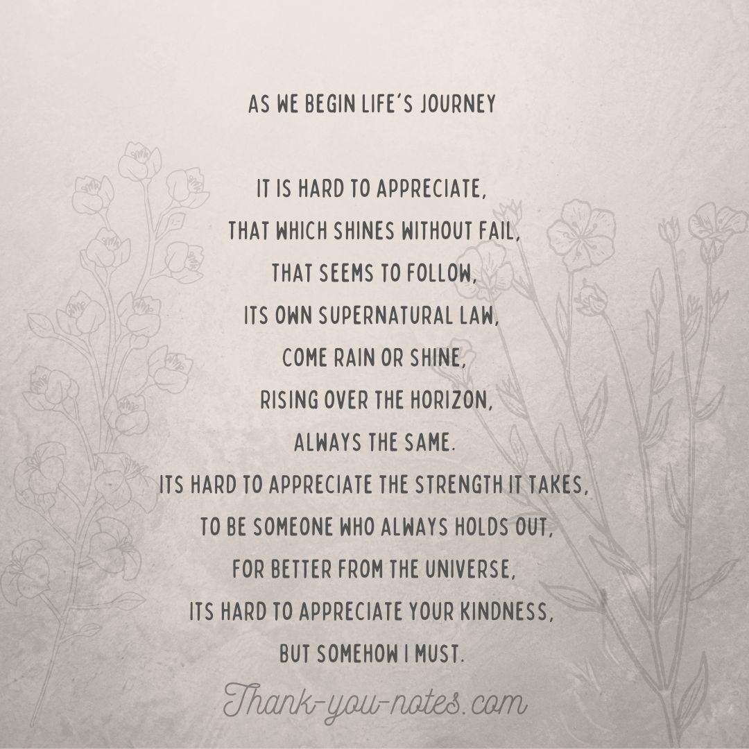 Thank You Poems - The Thank You Notes Blog