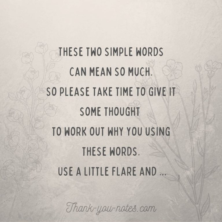 Thank You Poems - The Thank You Notes Blog