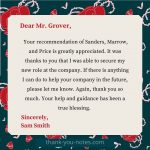 Referral Thank You Letter Samples - The Thank You Notes Blog