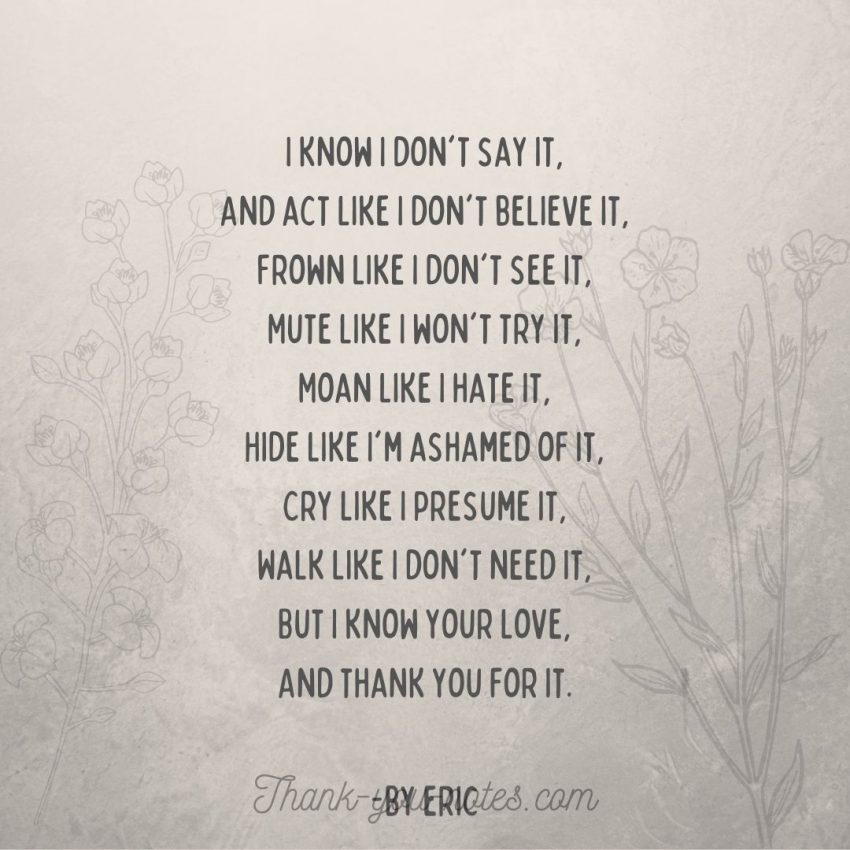 Poem For My Parents - The Thank You Notes Blog