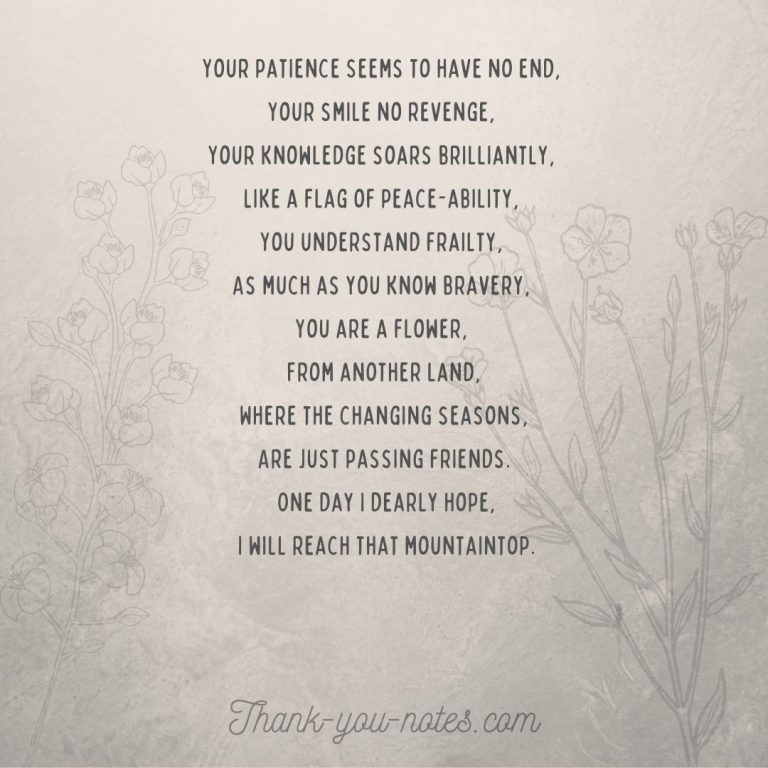 Teacher Thank You Poems - The Thank You Notes Blog
