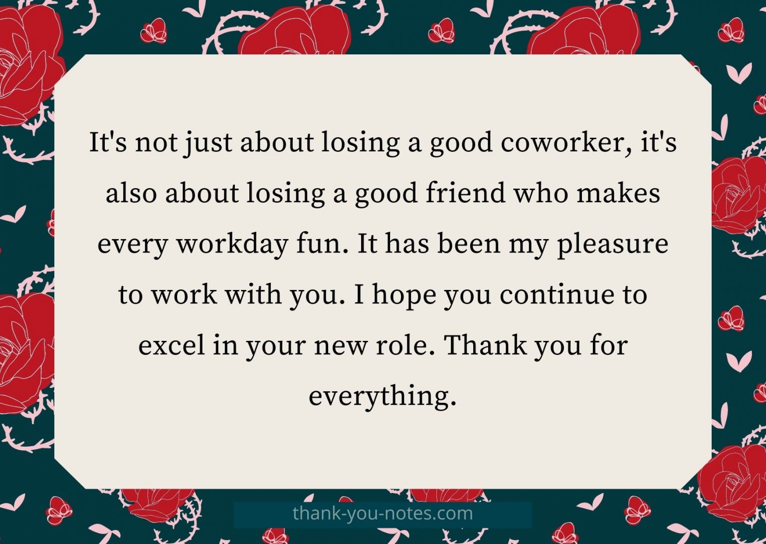 Thank You Messages For Colleagues At Work