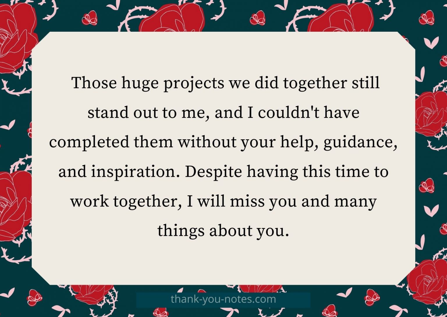 Thank You Messages For Colleagues At Work