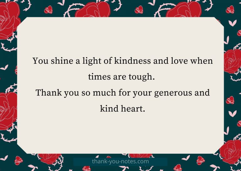 15 Best Thank You For Your Kindness – The Thank You Notes Blog