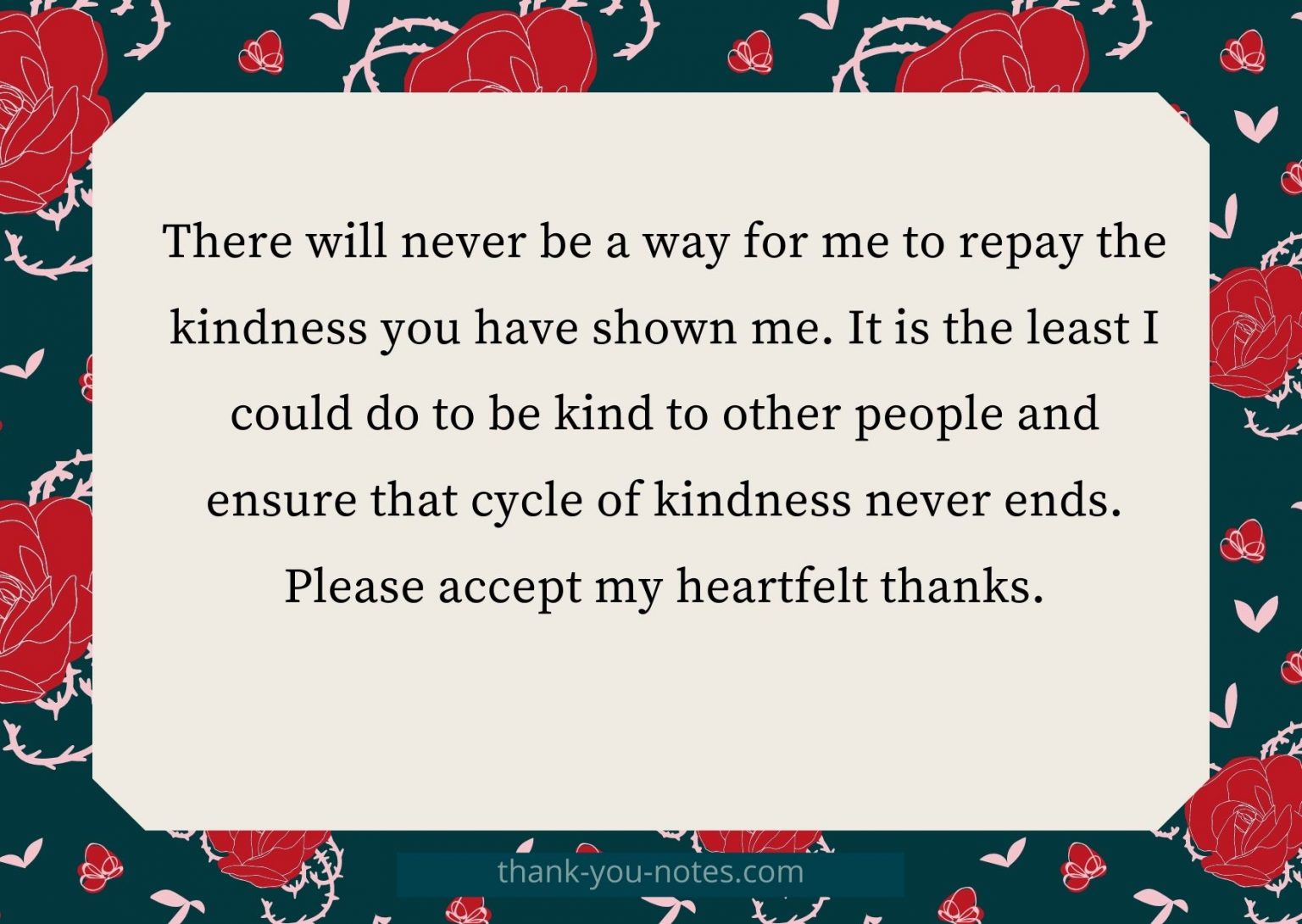 15 Best Thank You For Your Kindness – The Thank You Notes Blog
