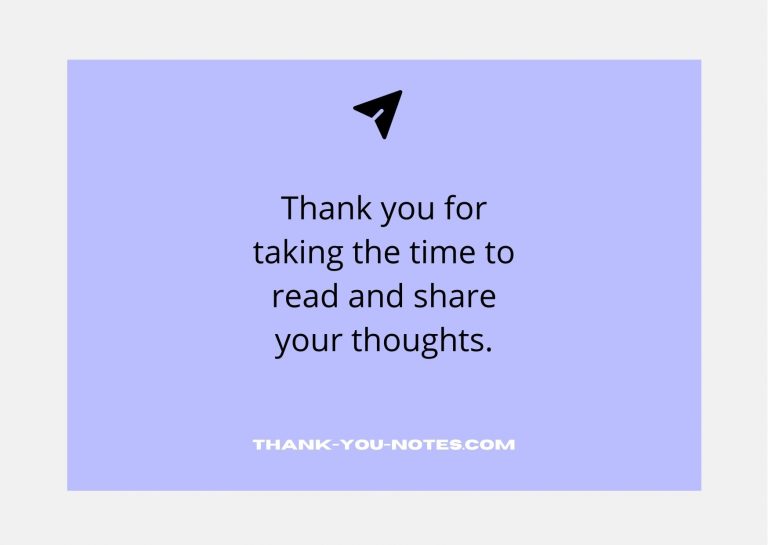 15 Best Thank You For Reading Messages