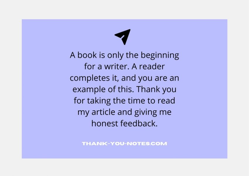 15 Best Thank You For Reading Messages