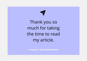 15 Best Thank You For Reading Messages