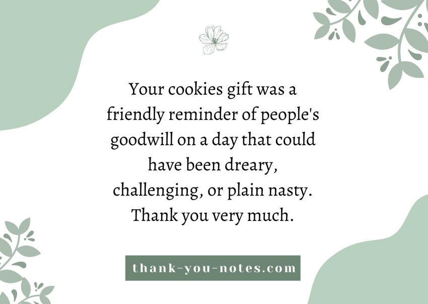 30 Simple & Sweet Thank You For Cookies Messages
