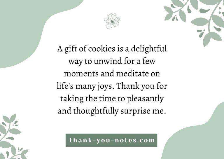 30 Simple & Sweet Thank You For Cookies Messages