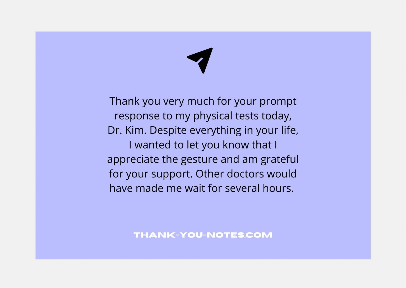 Quick Thank You For Your Prompt Response