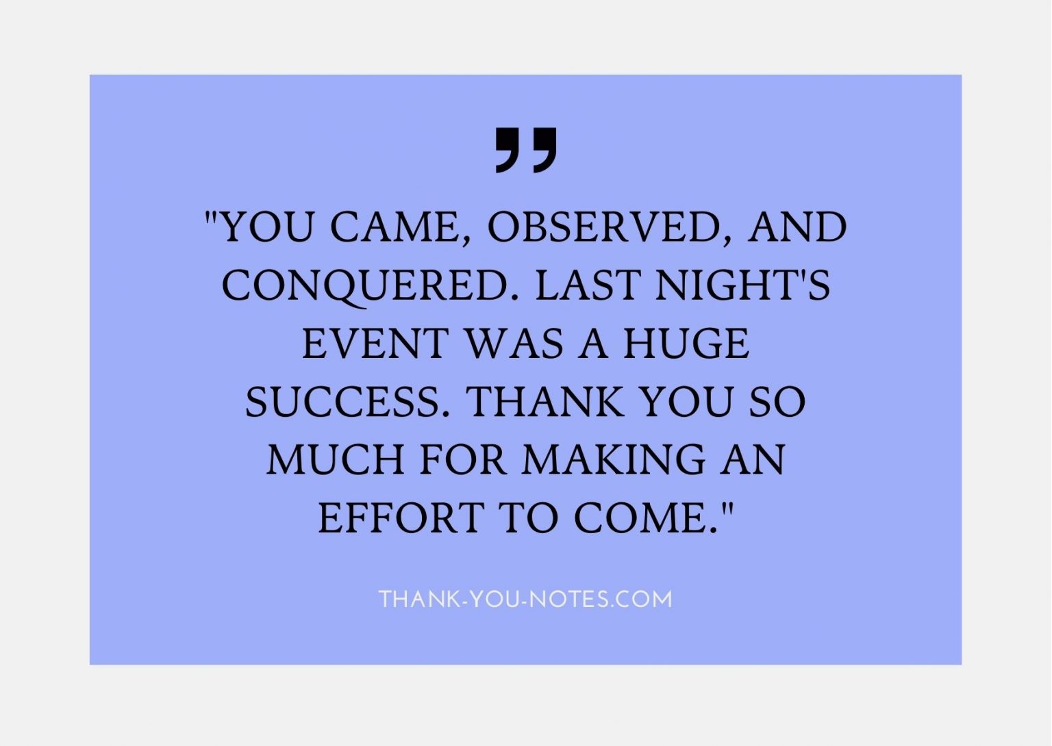 50 Best Ways To Say Thank You For Coming