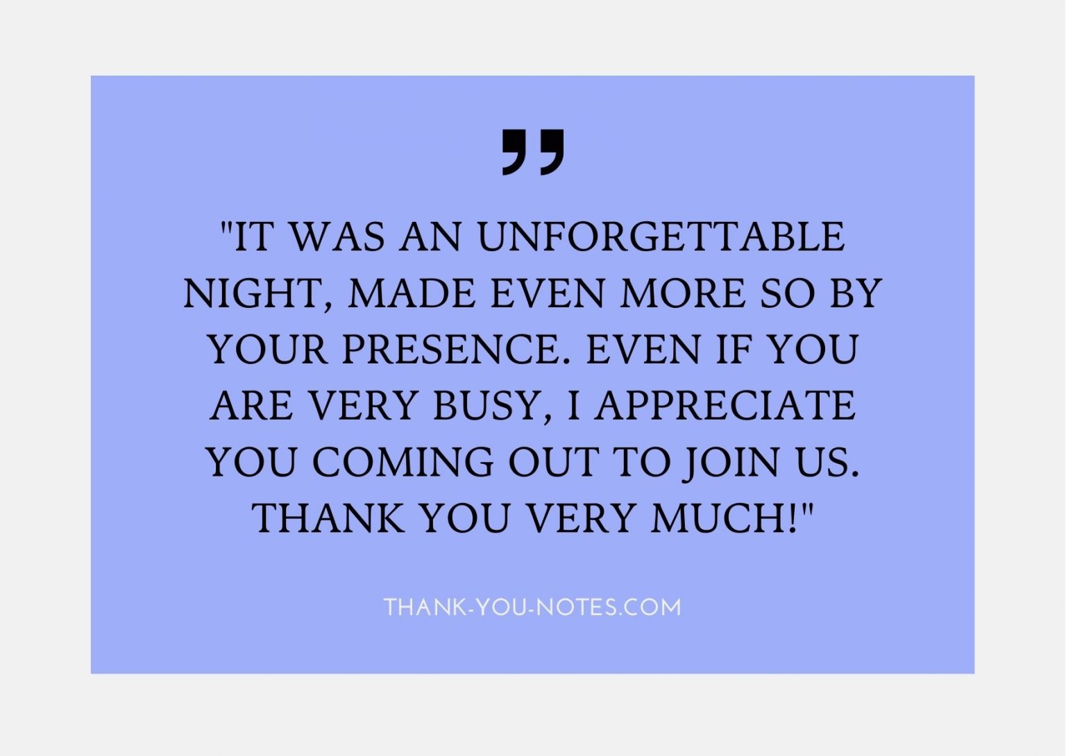 50 Best Ways To Say Thank You For Coming