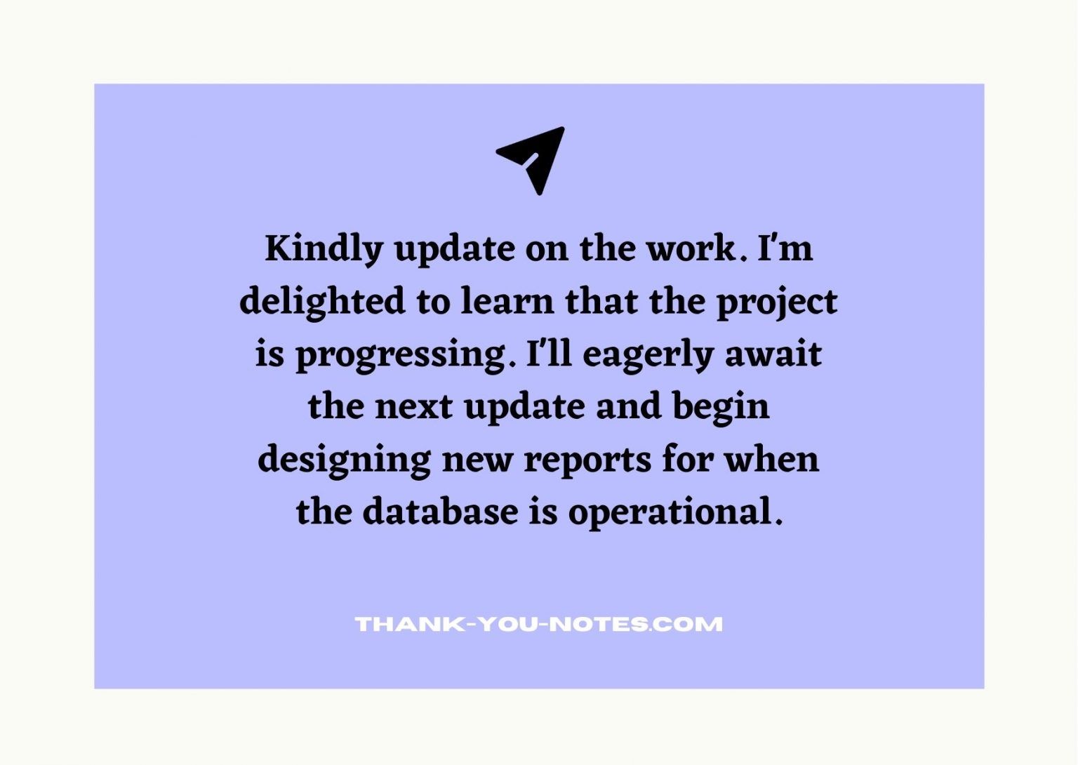 15 Unique Thank You For The Update Notes - The Thank You Notes Blog