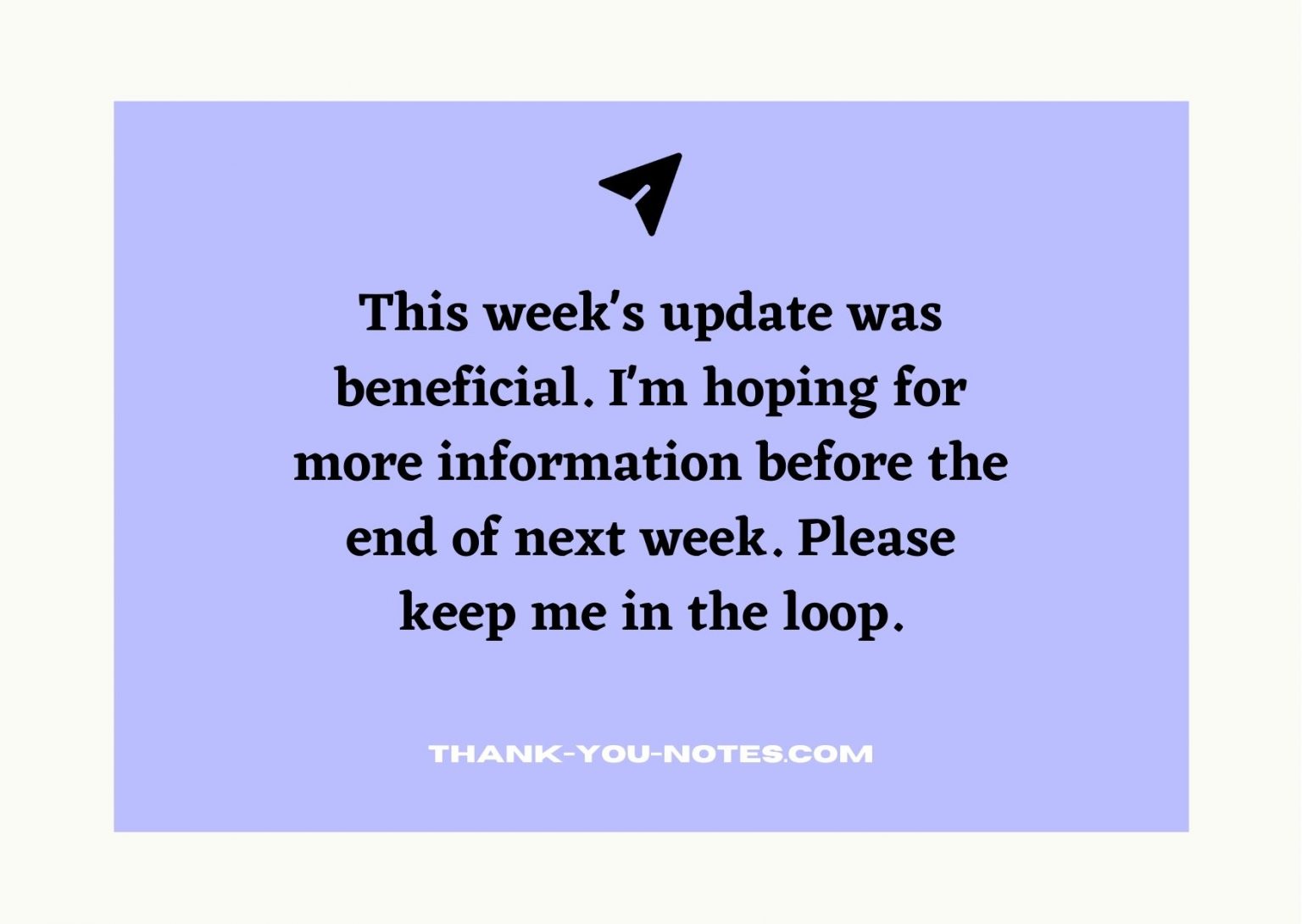 15 Unique Thank You For The Update Notes - The Thank You Notes Blog