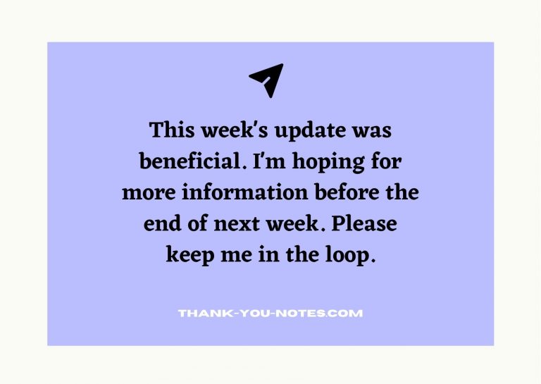 15 Unique Thank You For The Update Notes - The Thank You Notes Blog