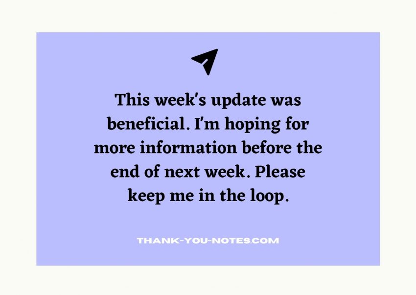 15 Unique Thank You For The Update Notes - The Thank You Notes Blog