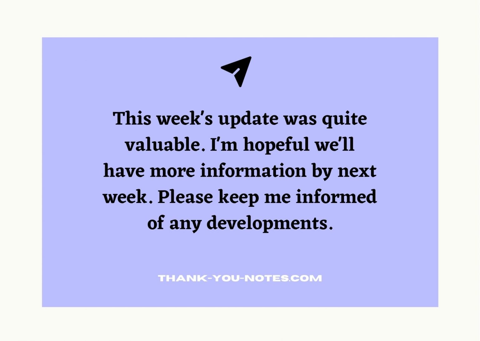 15 Unique Thank You For The Update Notes - The Thank You Notes Blog