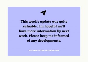 15 Unique Thank You For The Update Notes - The Thank You Notes Blog