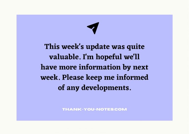 15 Unique Thank You For The Update Notes - The Thank You Notes Blog