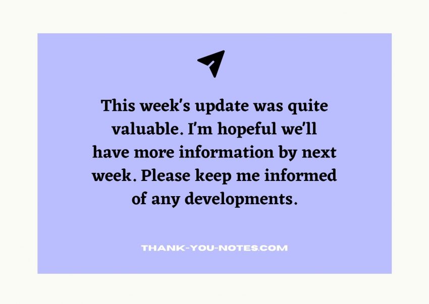 15 Unique Thank You For The Update Notes - The Thank You Notes Blog