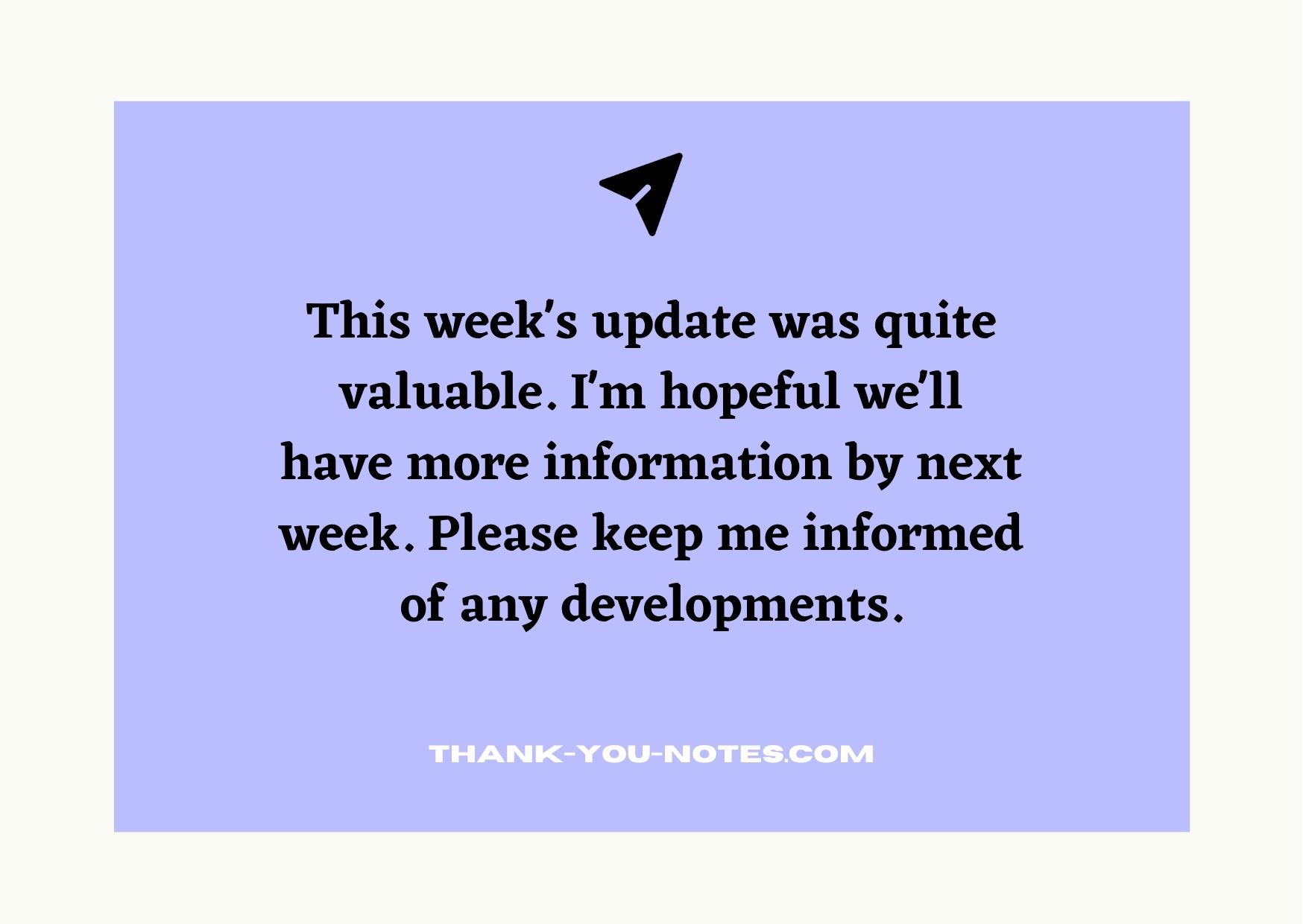 15 Unique Thank You For The Update Notes - The Thank You Notes Blog