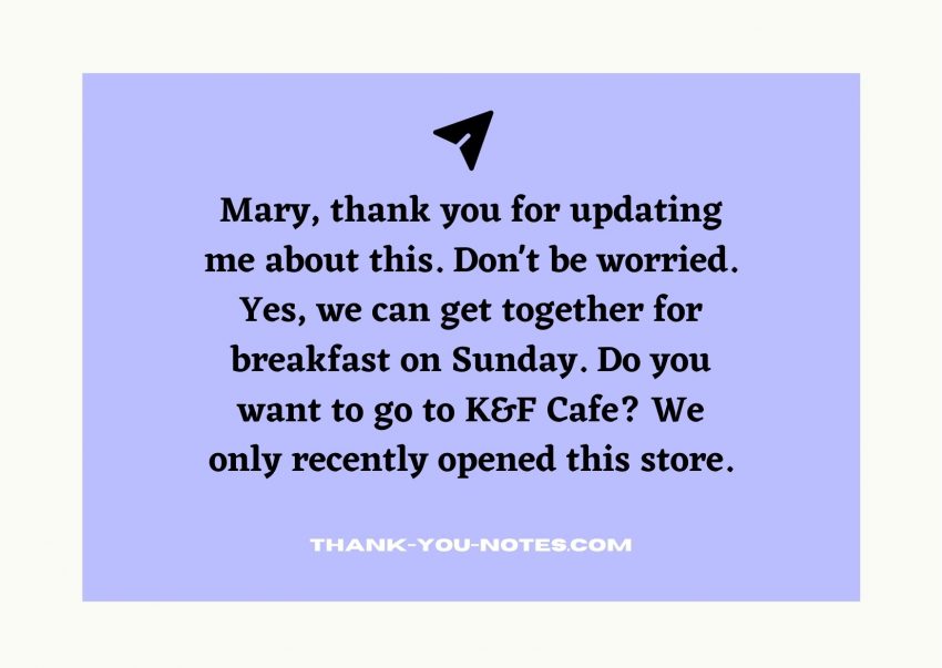 15 Unique Thank You For The Update Notes - The Thank You Notes Blog