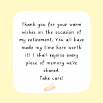 10+ Excellent Retirement Thank You Notes