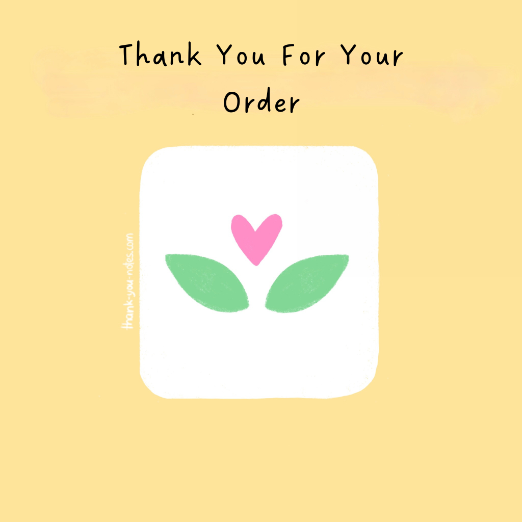 15+ Excellent 'Thank You For Your Order' Notes - The Thank You Notes Blog