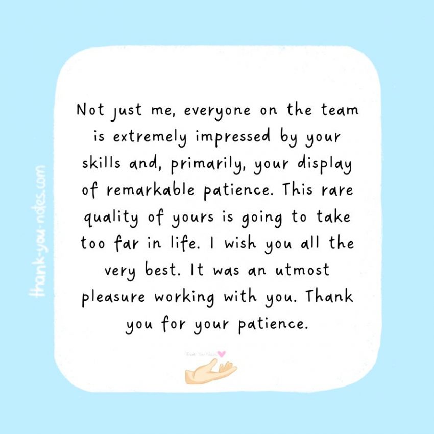 15+ Exclusive 'Thank You For Your Patience' Notes