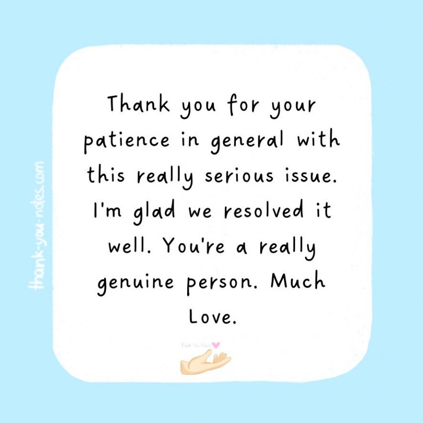 15+ Exclusive 'Thank You For Your Patience' Notes