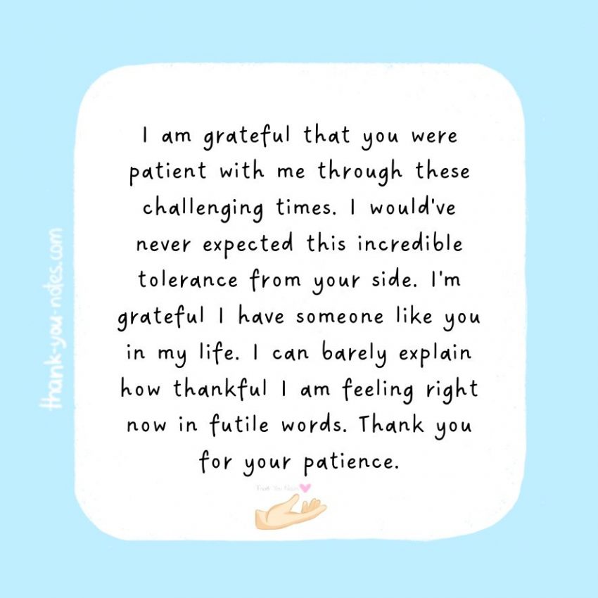 15+ Exclusive 'Thank You For Your Patience' Notes