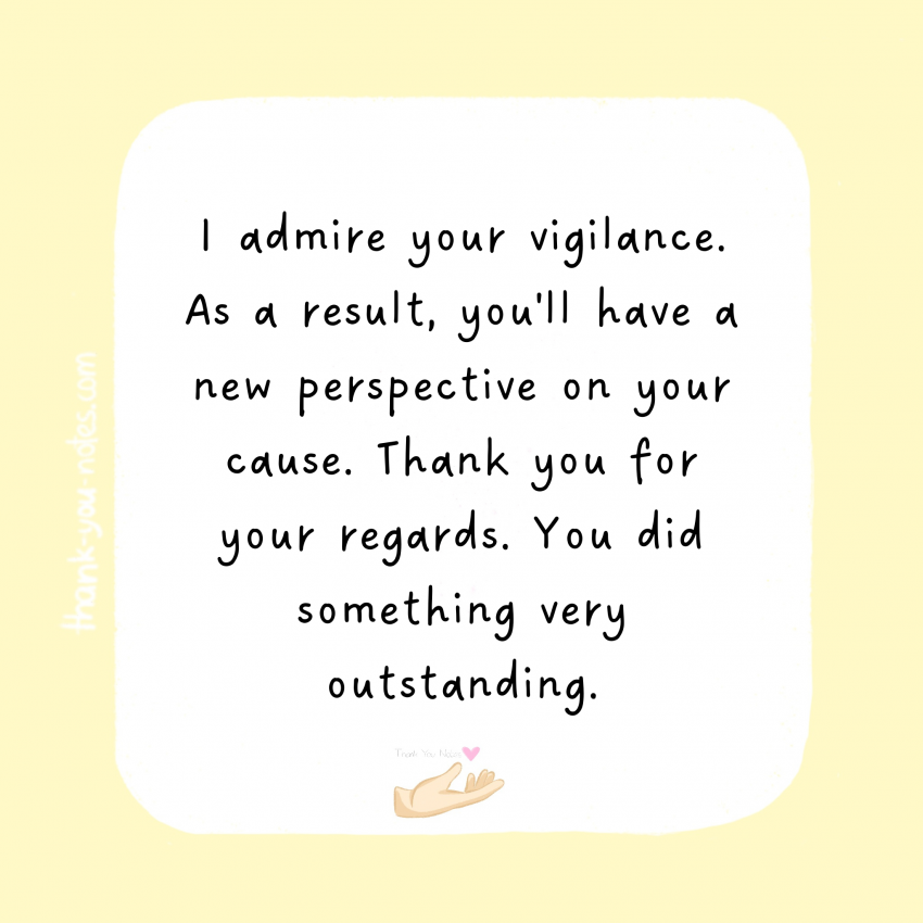 15+ Genuine ‘Thank You For Your Regards’ Notes