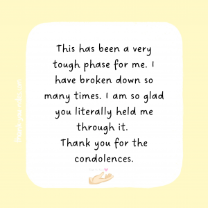 12+ Excellent 'Thank You For The Condolences' Notes - The Thank You ...