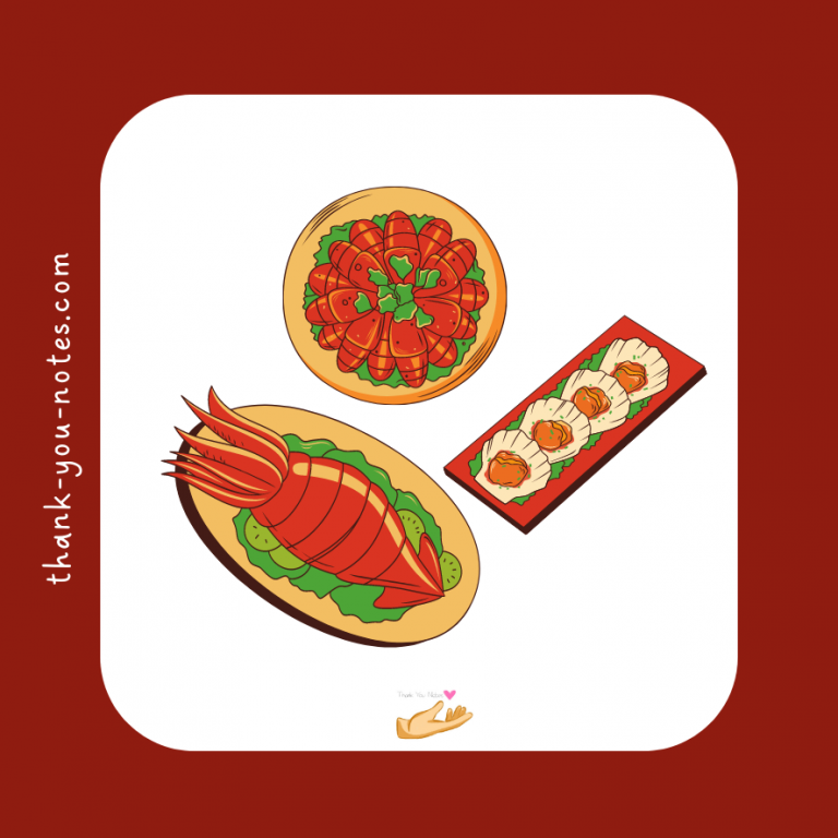 Thank You For Delicious Food Message - The Thank You Notes Blog