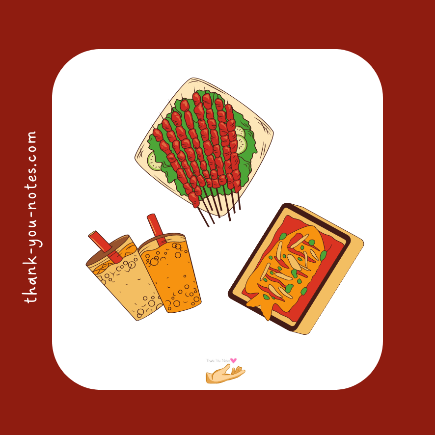 Thank You For Delicious Food Message - The Thank You Notes Blog