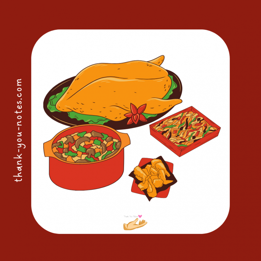 Thank You For Delicious Food Message - The Thank You Notes Blog