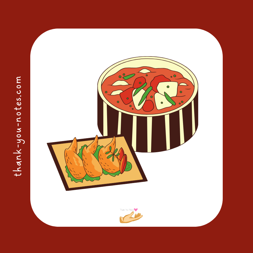 Thank You For Delicious Food Message - The Thank You Notes Blog