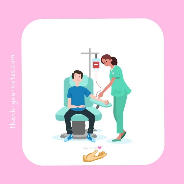50+ Best Thank You Messages For Blood Donation - The Thank You Notes Blog